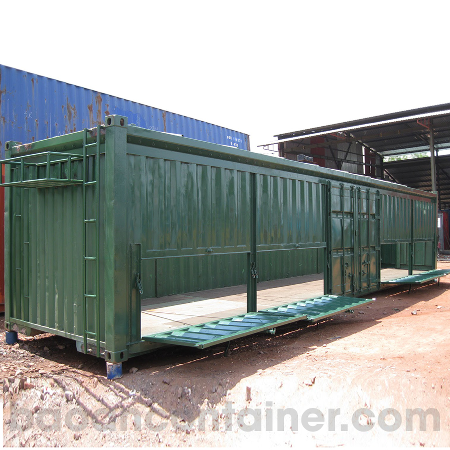 Container cắt nóc 40FT cao 2.9m mở cửa ngang - Bảo An Container